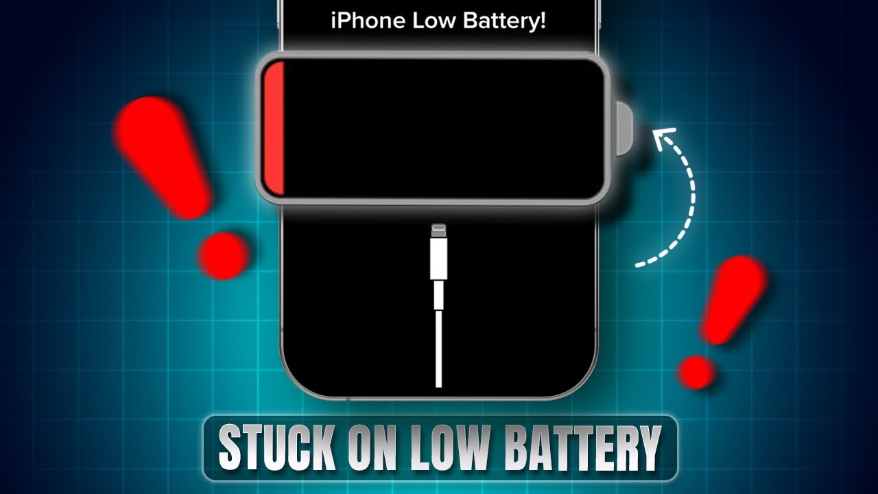 How to Fix iPhone Stuck on Low Battery Screen | Solve iPhone Stuck On ...