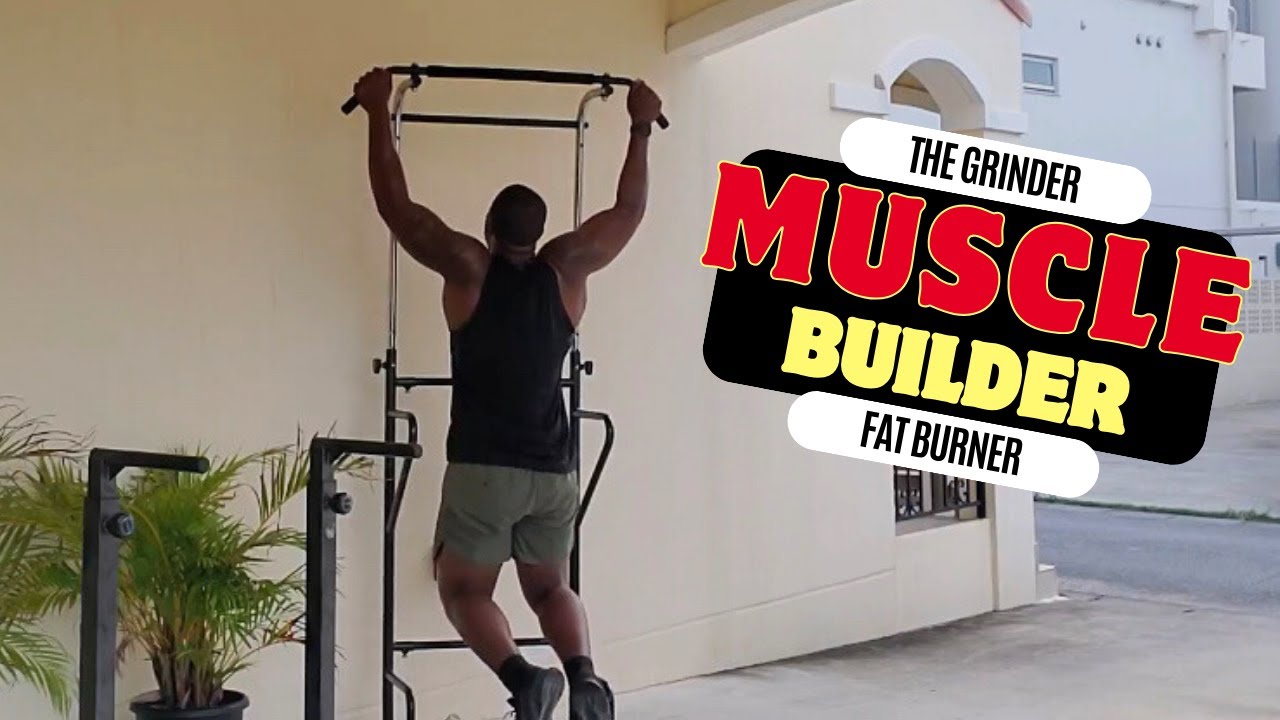 Burpees, Pull ups, Dips & Squats - Grinder Circuit - YouTube