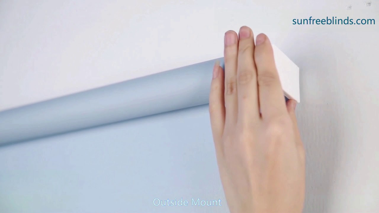 How to change manual roller blinds to motorized shades - YouTube