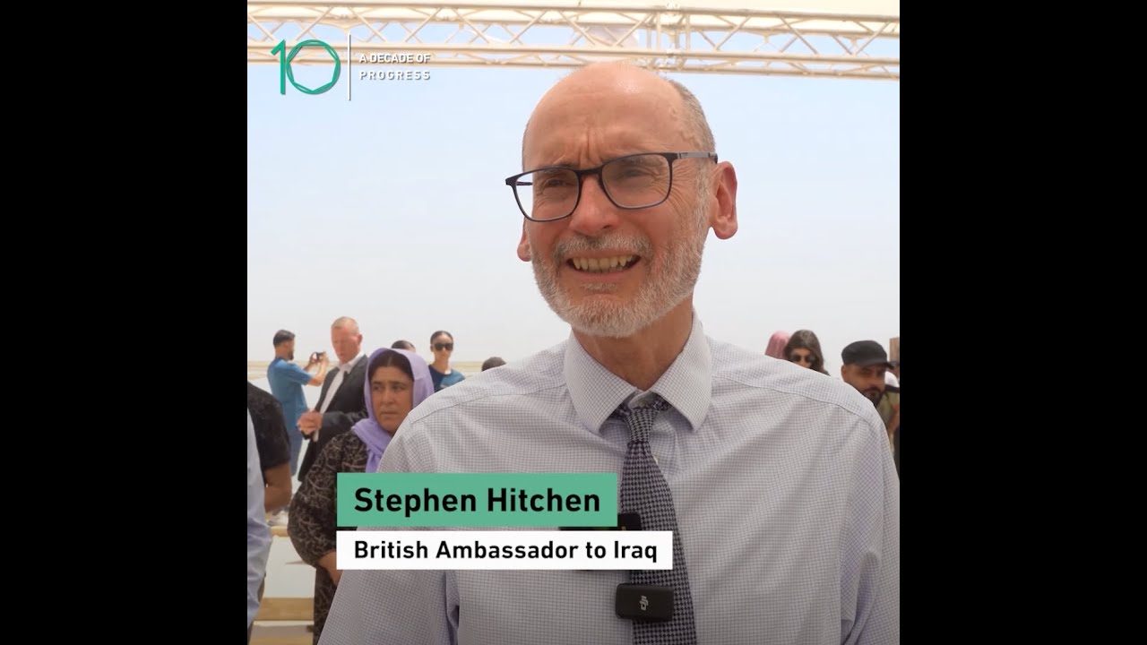 UK Ambassador to Iraq Stephen Hitchen - YouTube