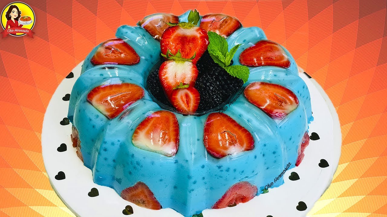 Gelatina postre de Tapioca con fresas encapsuladas🍓🍓 - YouTube