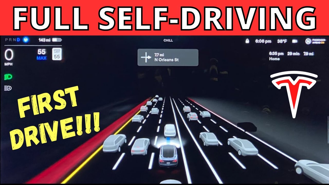 NEW Tesla Full Self-Driving (Supervised) FSD - YouTube