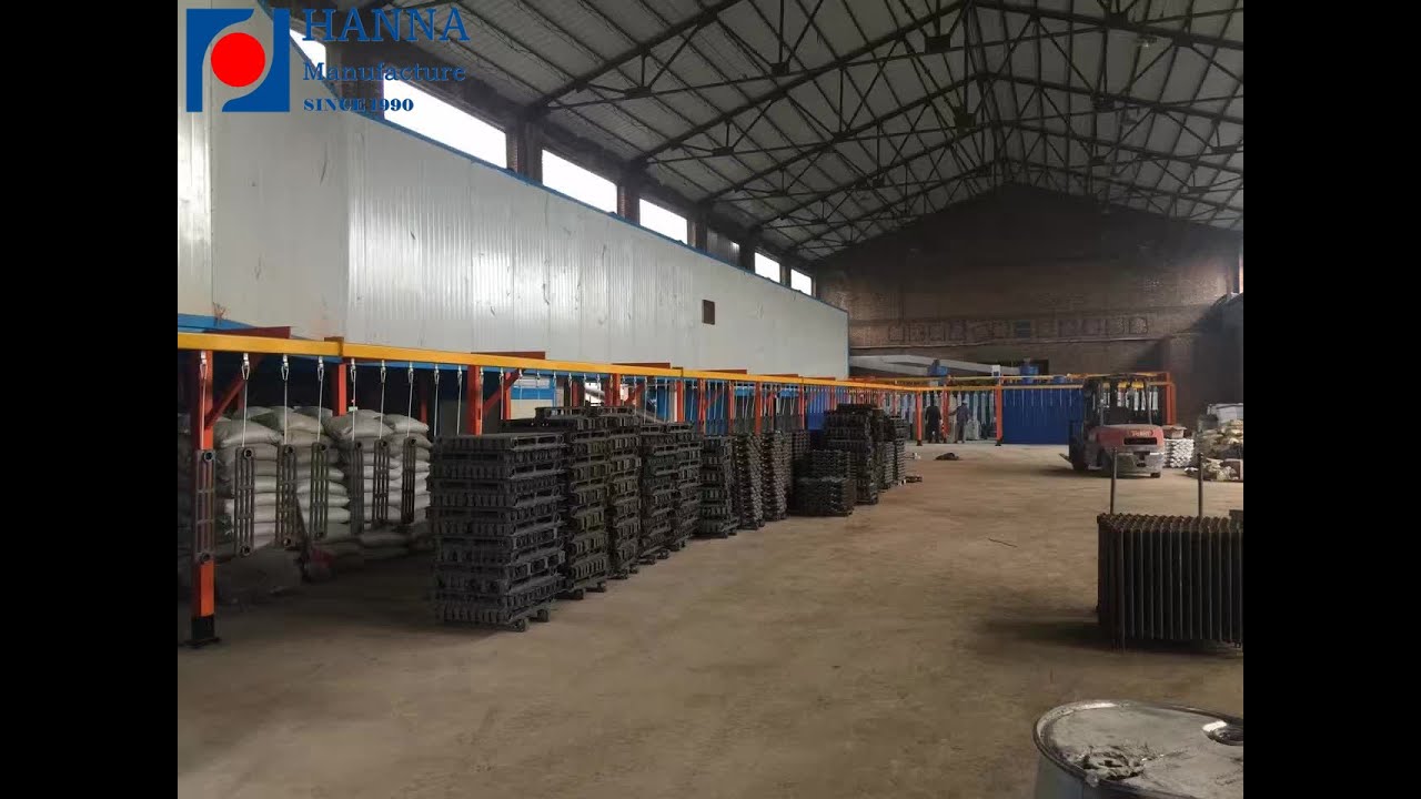 3D Simulation Animation for Box Automatic Powder Coating Line - YouTube