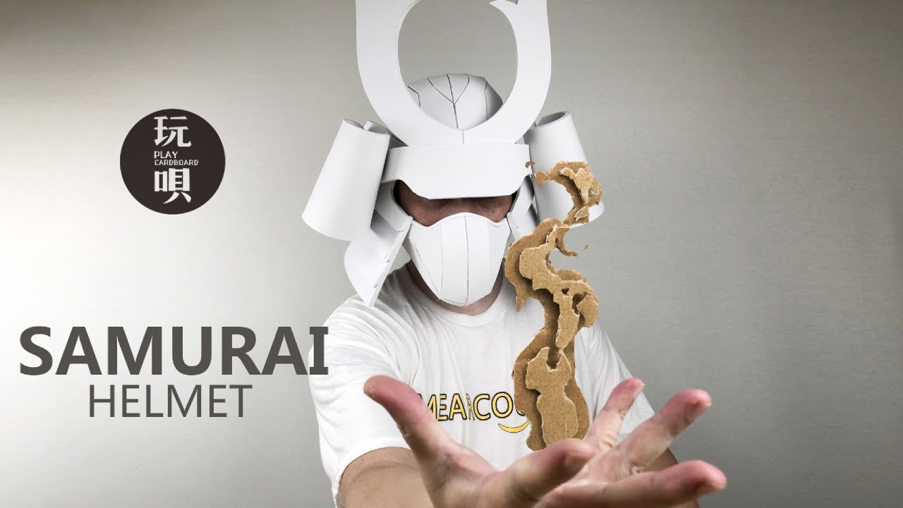 EVA FOAM DIY SAMURAI 侍 HELMET | PLAY CARDBOARD - YouTube