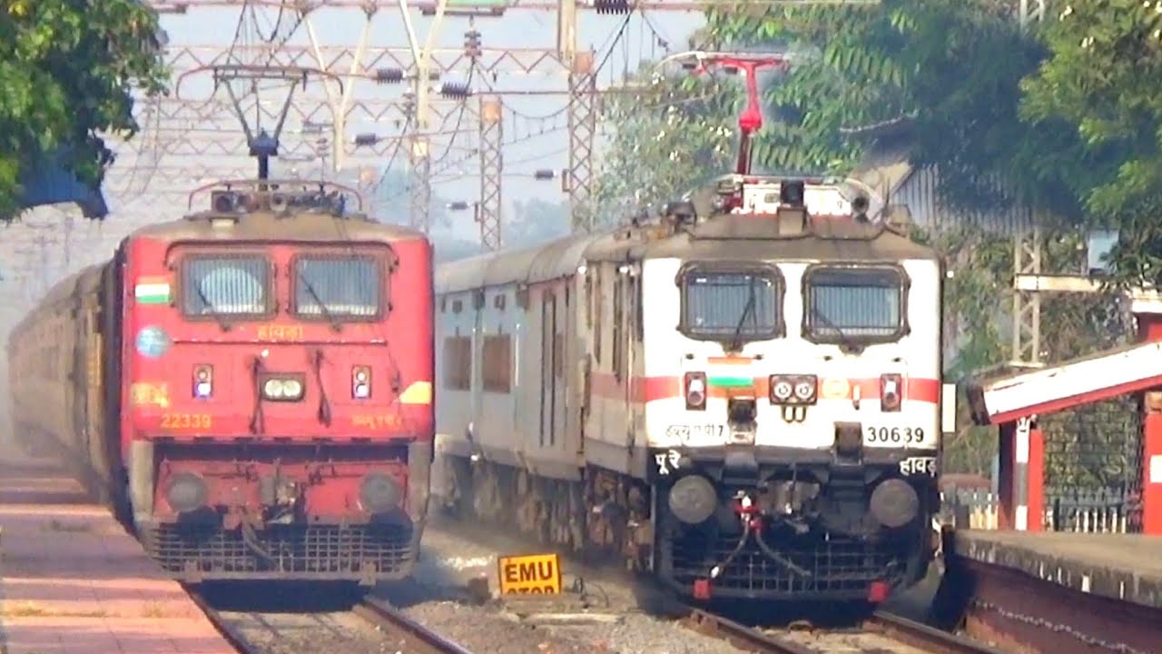 🔥 100 KMPH Indian Railways High Speed Train Videos Compilation ...