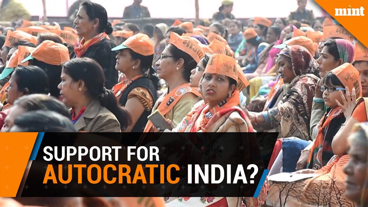 Has support for autocratic rule grown in India? - YouTube