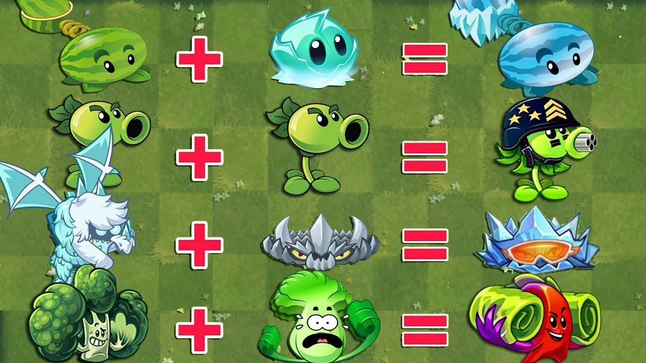PVZ Fusion 2 1 3 New Super Plants Combo 4 New Update - YouTube
