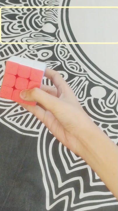 3 by 3 Rubik's cube solve trick easy:) #cubing#trick#algorithm - YouTube