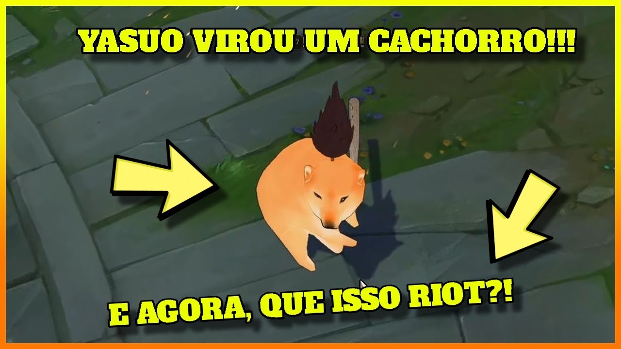 LEAGUE OF LEGENDS - JOGANDO DE YASUO DOGE , SKIN CUSTOM - YouTube