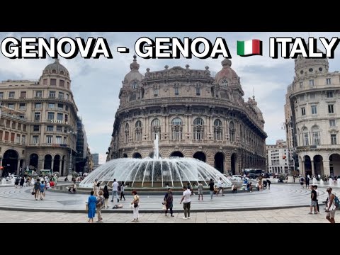 GENOVA (GENOA) 🇮🇹 ITALY 4K 60 FPS - LIGURIA WALK - YouTube