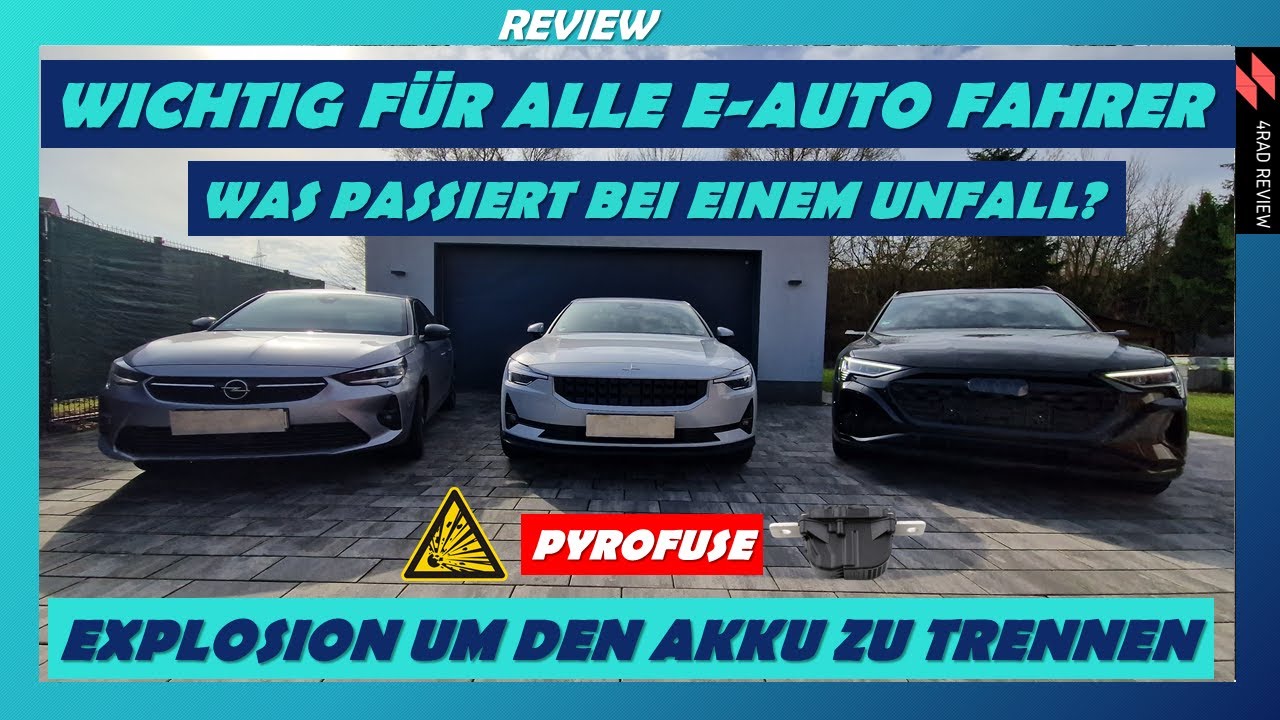Explosion der Tesla Pyrofuse, was passiert beim Unfall ...