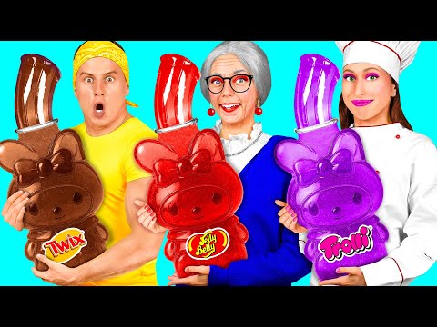 Ben vs Büyükanne Yemek Yapma Mücadelesi | Komik Yemek Fikirleri Fun Teen