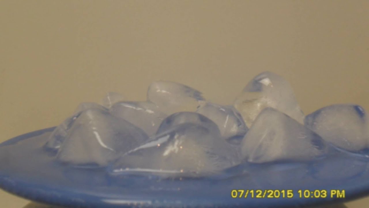 Vídeo acelerado de gelo derretendo - time lapse - YouTube