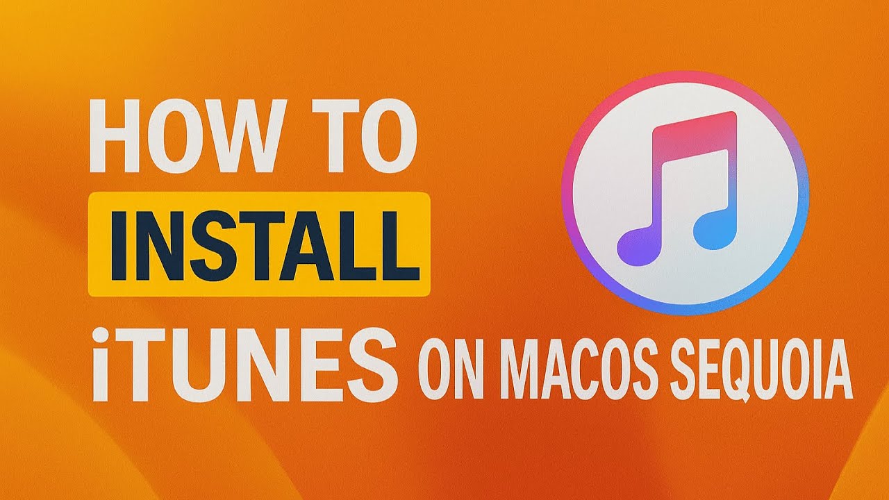 How To Install iTunes on Mac OS Sequoia (2025 Update) - YouTube