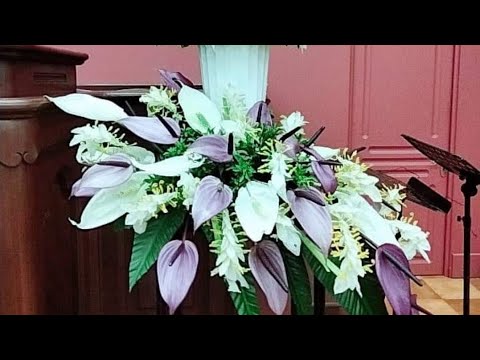 Biakin a Pangpar khawidan thar ber/pangpar khawidan/Church flower ...