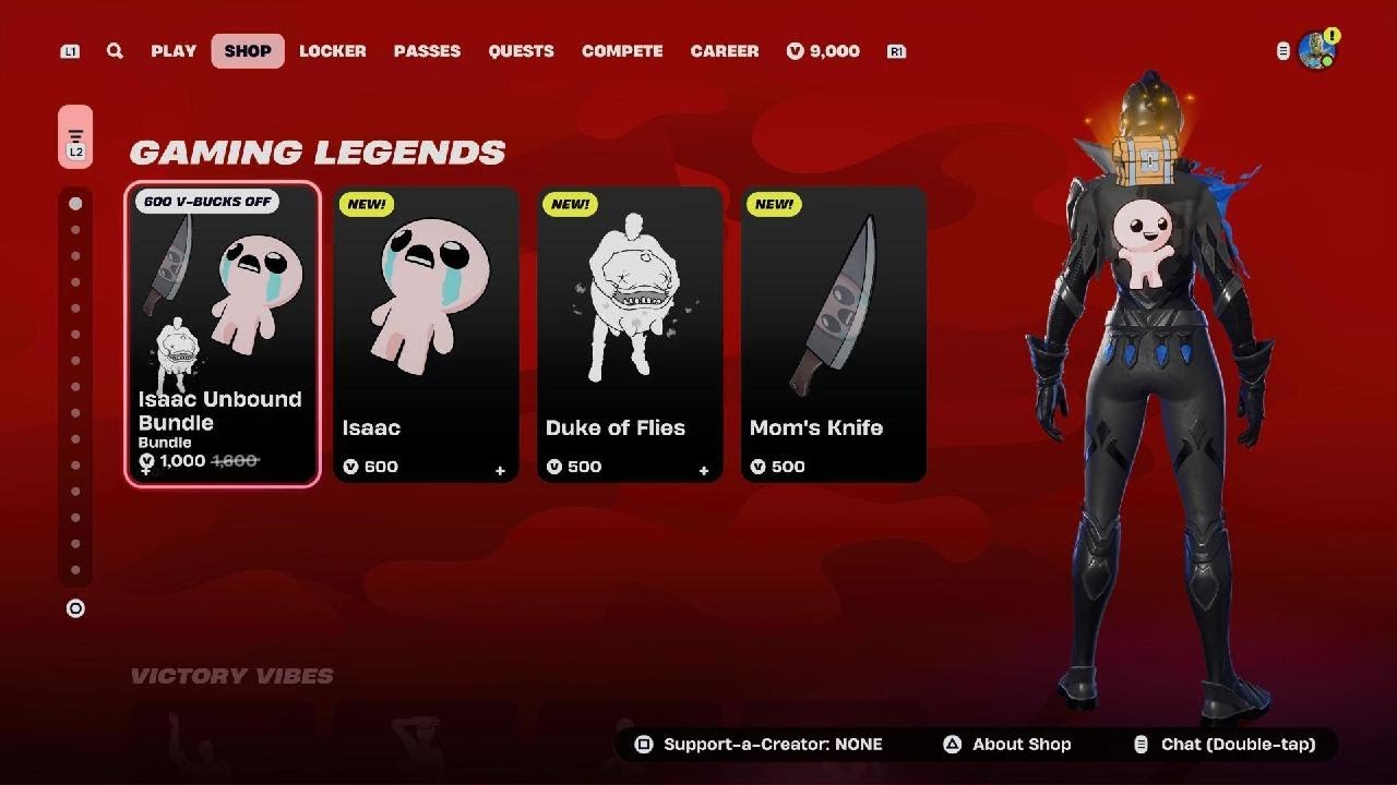 New Isaac Unbound Bundle & Two New Emotes! Fortnite Item Shop September ...