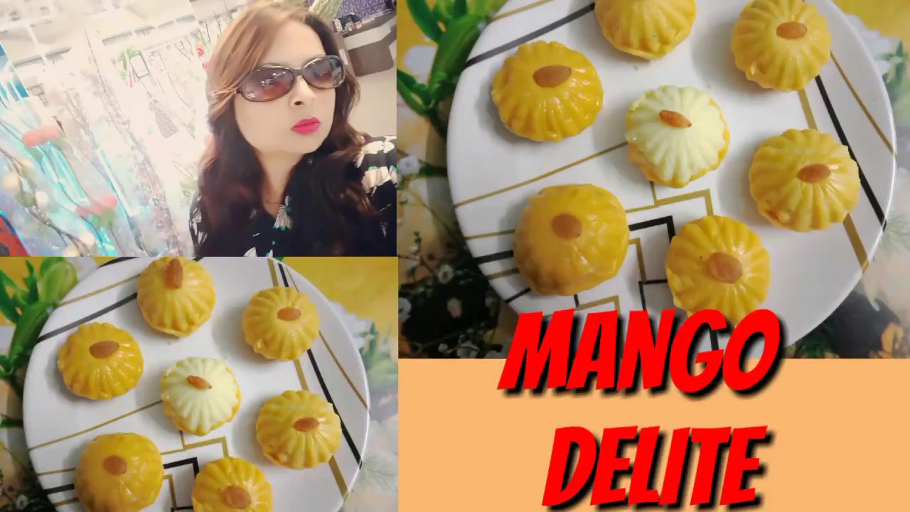 .Mango Delite /quick and easy mango Delite with 2 flavours - YouTube