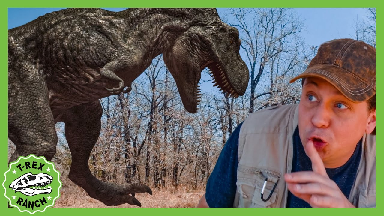 Dinosaur Invisible Cloak & Hologram | @TrexRanch | NEW Superhero ...