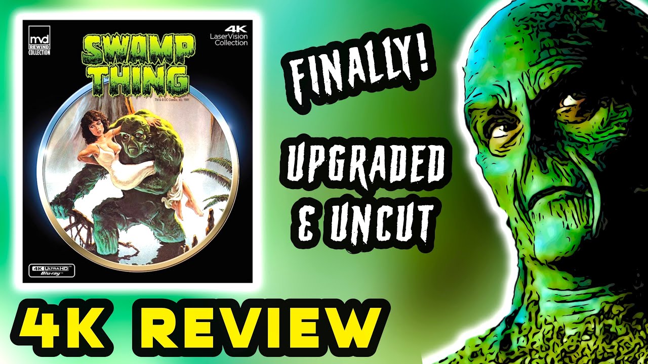 What’s the story w Swamp Thing (1982) 4K | MVD Laser Vision Collection ...
