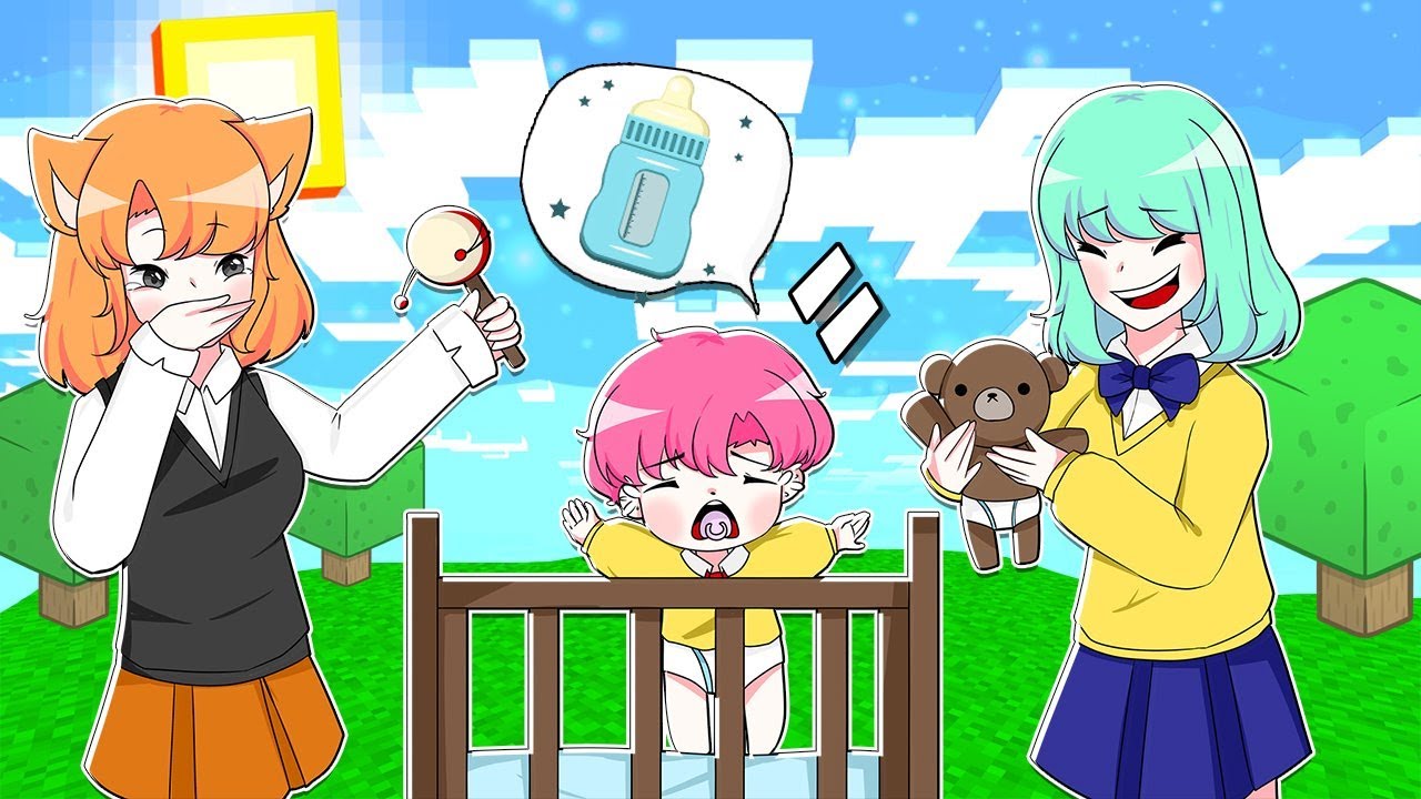 SINH TỐ TEAM BẤT NGỜ KHI HIHA BIẾN THÀNH EM BÉ TRONG MINECRAFT*THỬ ...