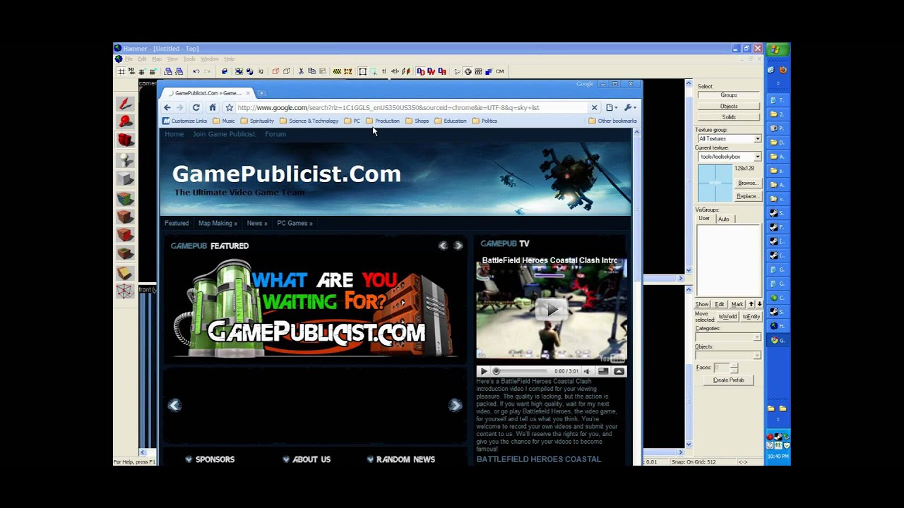 How to make a Basic GMOD Map - Tutorial - HAMMER Source SDK - Pt 1.wmv - YouTube