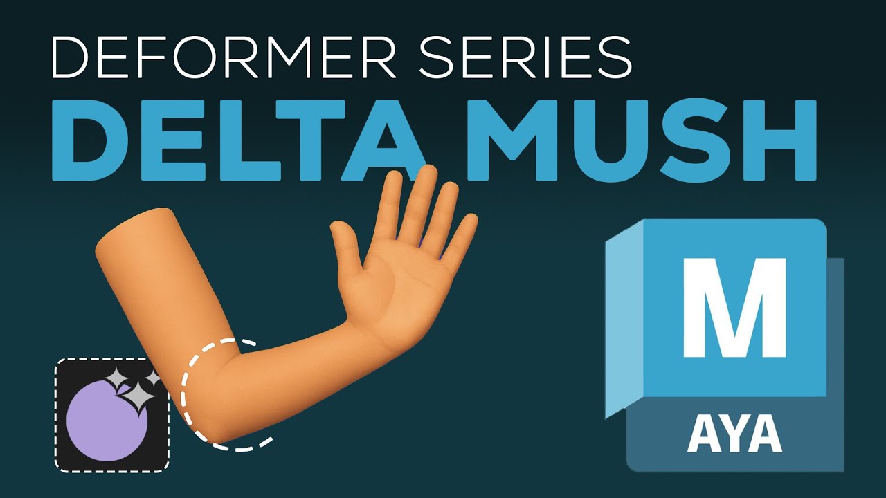 Delta Mush Tutorial Maya Ep4 | Deformer Series - YouTube