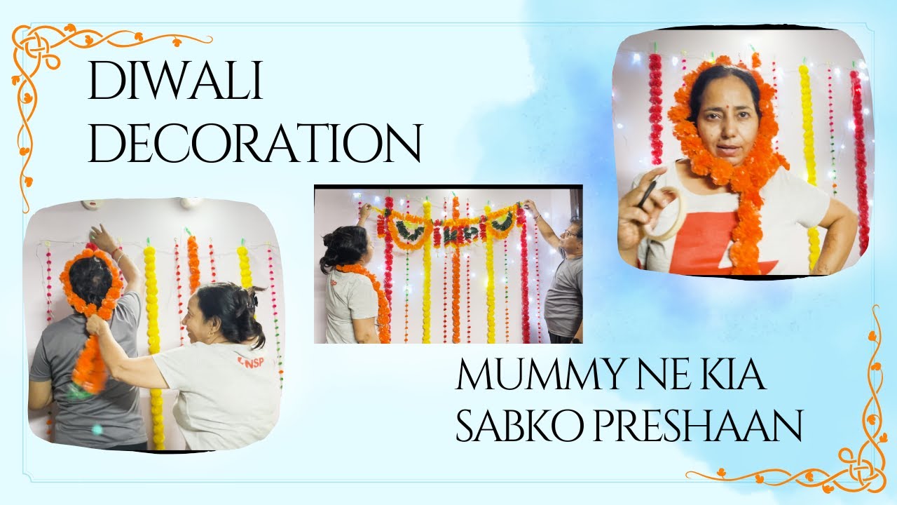 Mummy ki special Cat Walk | Diwali Decorations at Home | Family Fun ...