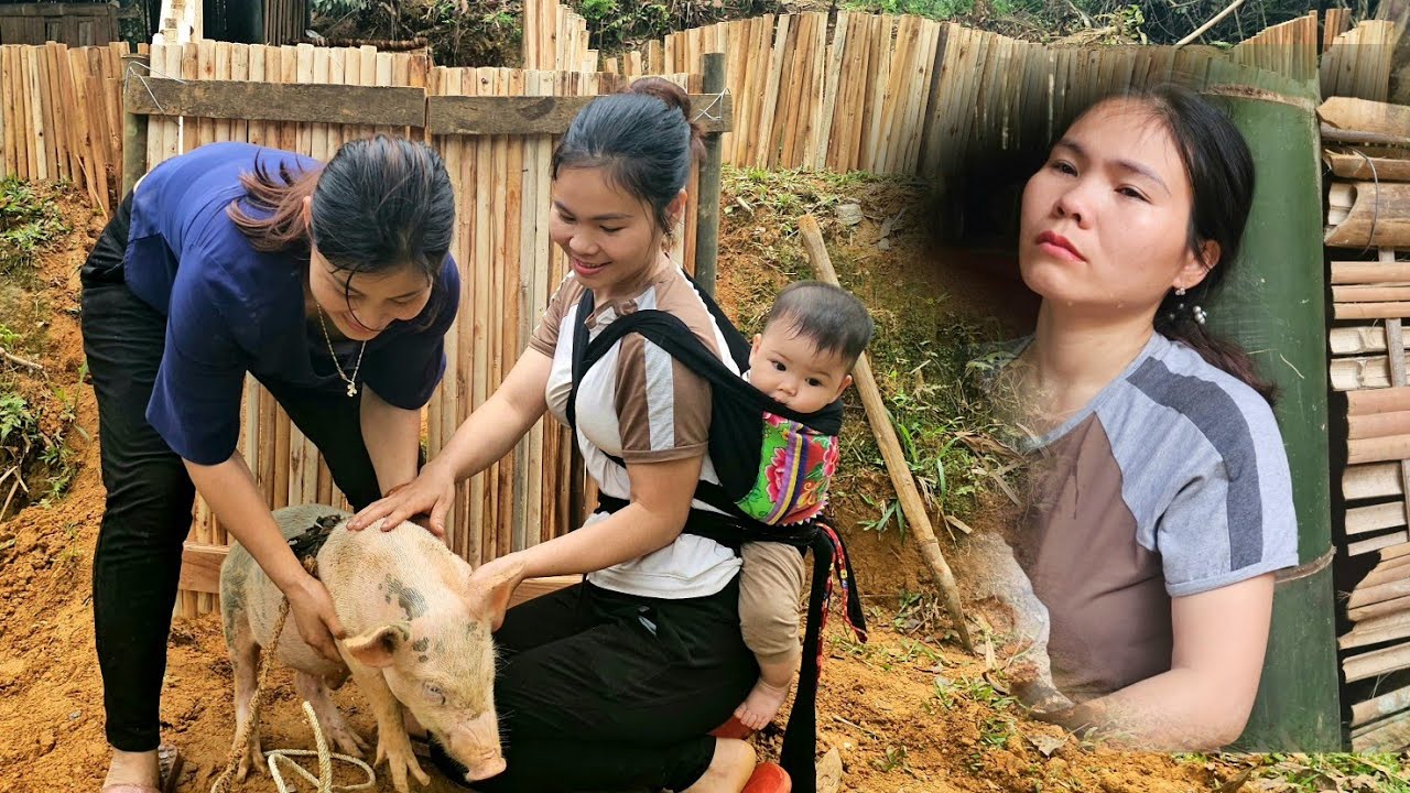 17 year old single mother : Miss Thuong gave her a piglet - she ...