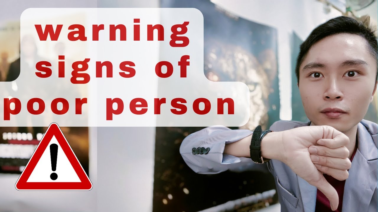 WARNING signs of POOR people - YouTube