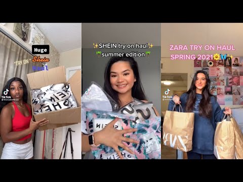 clothing haul | tik tok compilation
