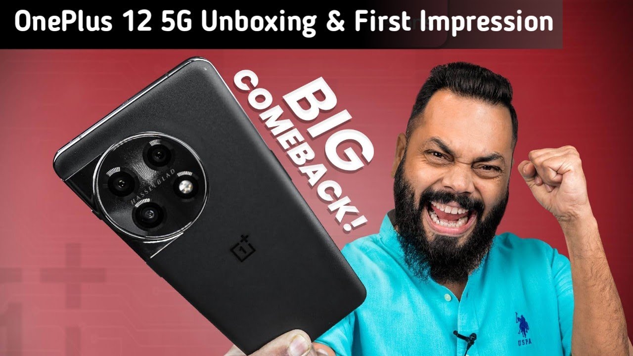 OnePlus 12 5G Unboxing & First Look! - YouTube