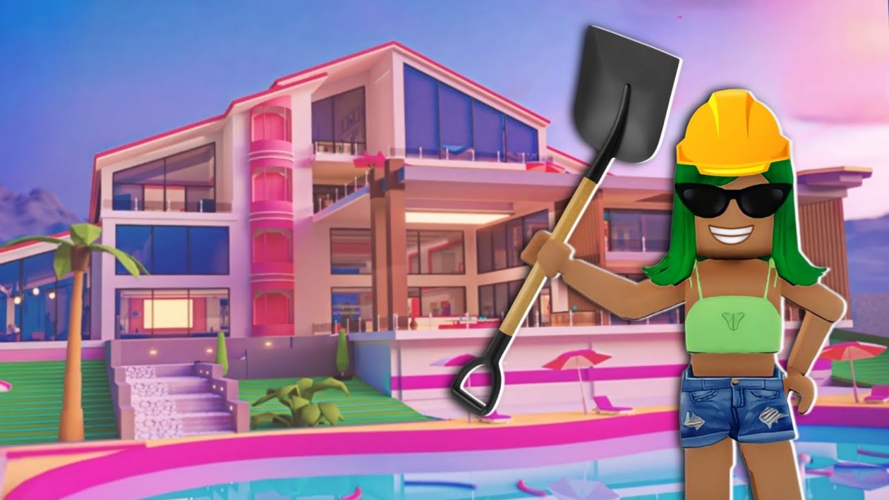 CONSTRUINDO A CASA DA BARBIE NO Roblox | PARTE 3 - BIBI TENEBROZA - YouTube