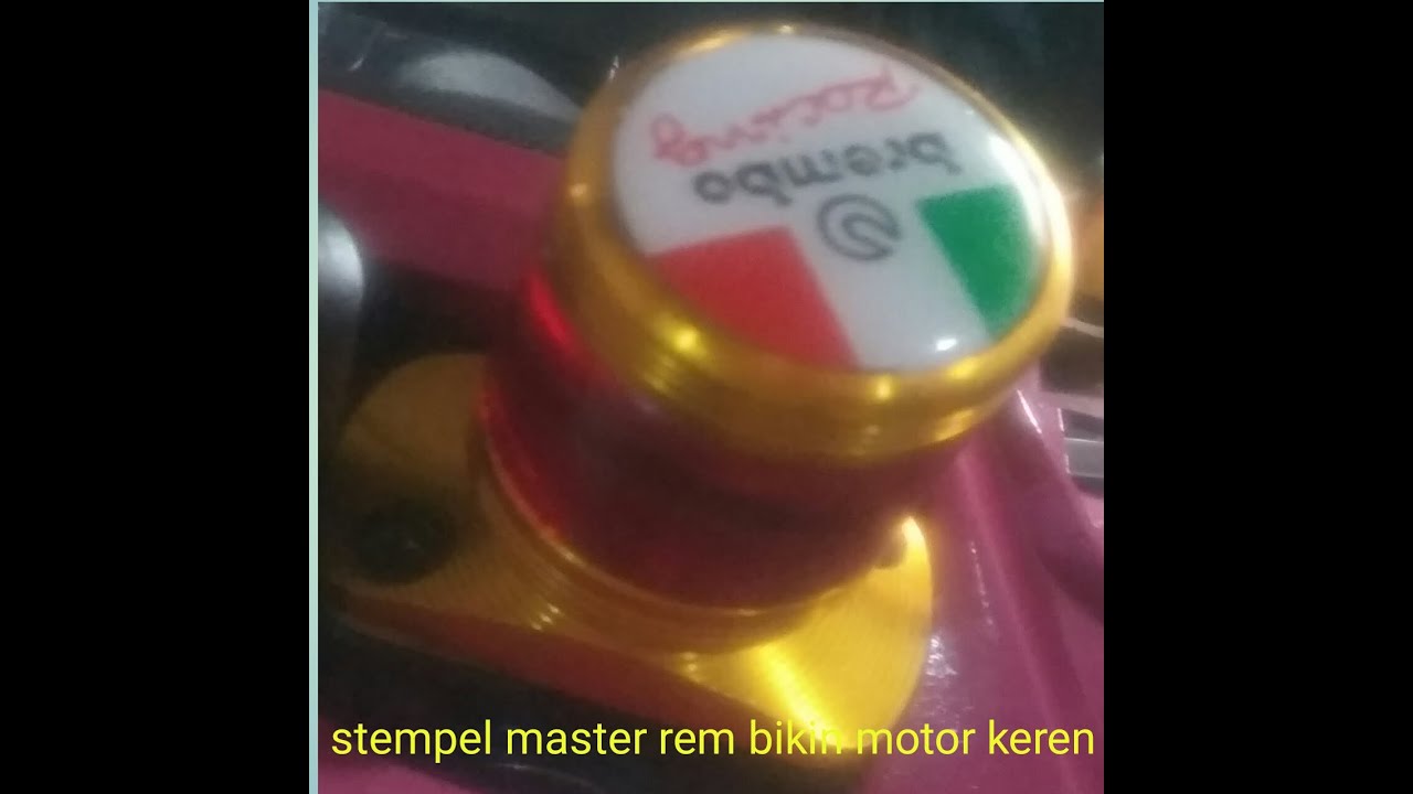 tutorial memasang stempel master rem Brembo di honda beat - YouTube