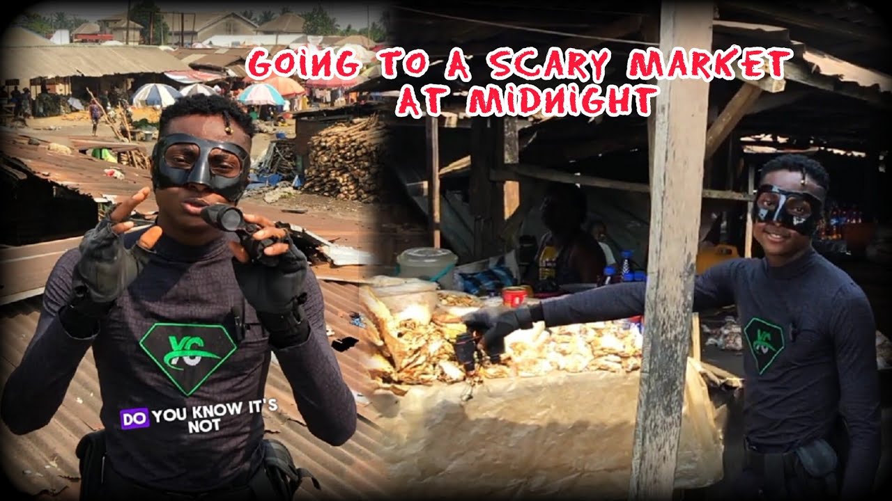 Going To A Scary Market At Night - YouTube