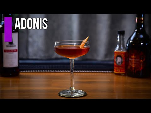 How to make Adonis cocktail - YouTube