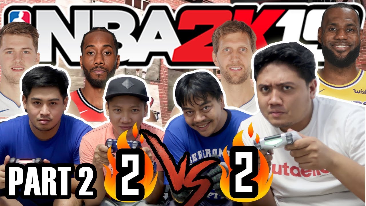 NBA 2k19 Blacktop 2 vs 2 4 PLAYERS Gameplay PART 2 - jccaloy - YouTube