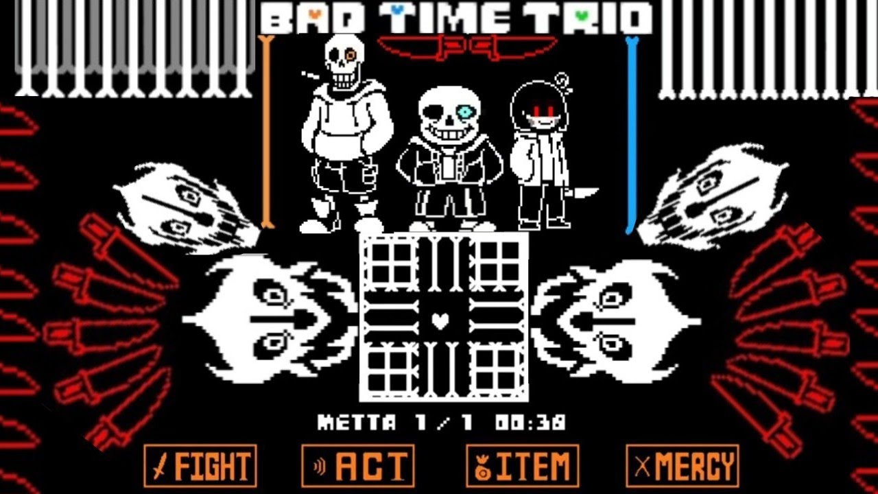 Два скелета и человек за тимелись ради борьбы,ответ уронили=/ Bad time trio by mcatr ("new") no ...