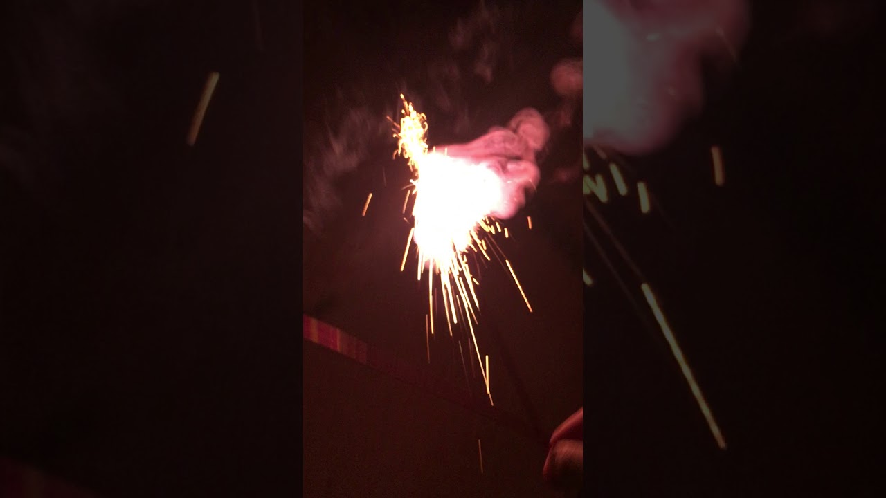 Part 1 of blowing off fireworks - YouTube