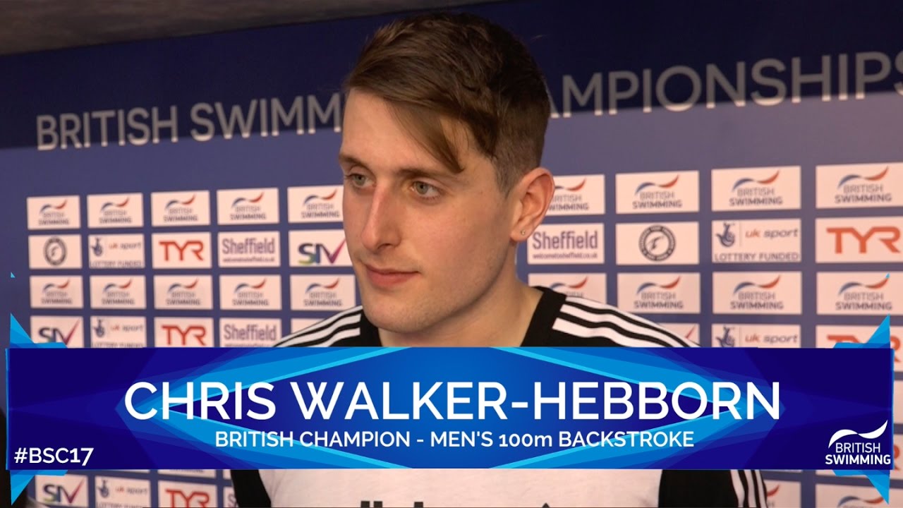 Chris Walker Hebborn - British Champion: Men's 100m Backstroke - YouTube
