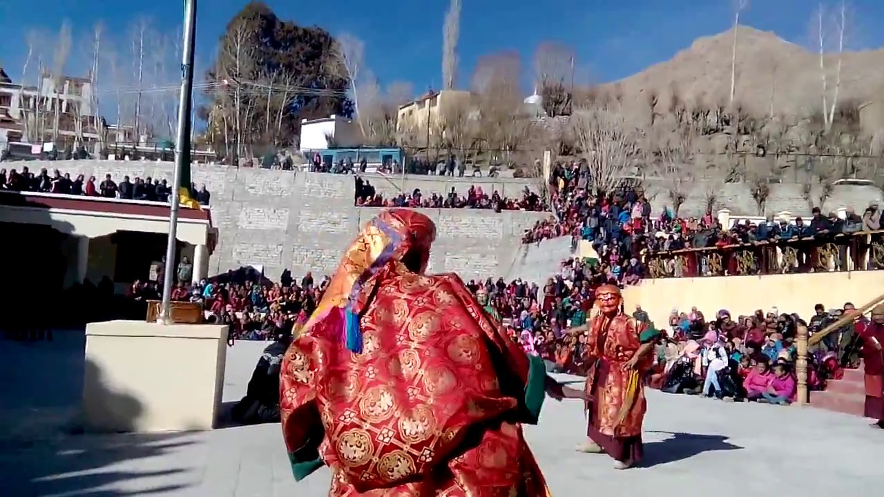Ladakh Mask Dance, Likir Dosmocha. India - YouTube