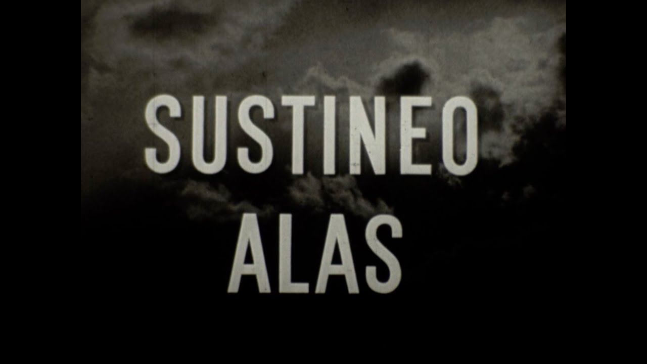 1942, "SUSTINEO ALAS" Narrated by "Lieutenant Clark Gable" "WINGS UP ...