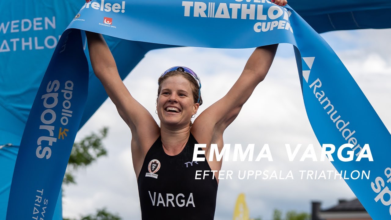 Emma Varga efter Uppsala Triathlon 2019 - YouTube