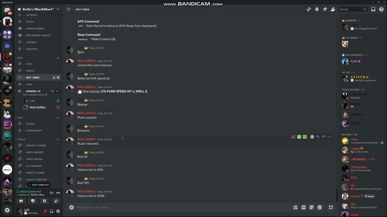 *New and Best* Discord Music Selfbot Showcase | 2025 Updated & Working! #selfbot - YouTube