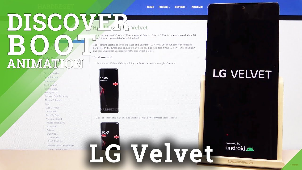 How Starting Animation Looks Like in LG Velvet – Discover Boot ...