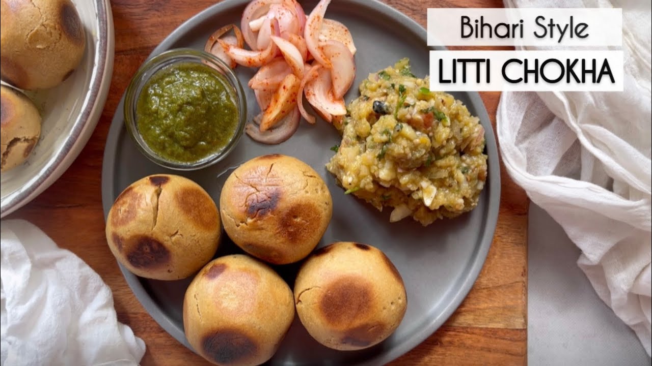 Litti Chokha / Bihari Street Style Litti Choka / Litti In Pressure ...