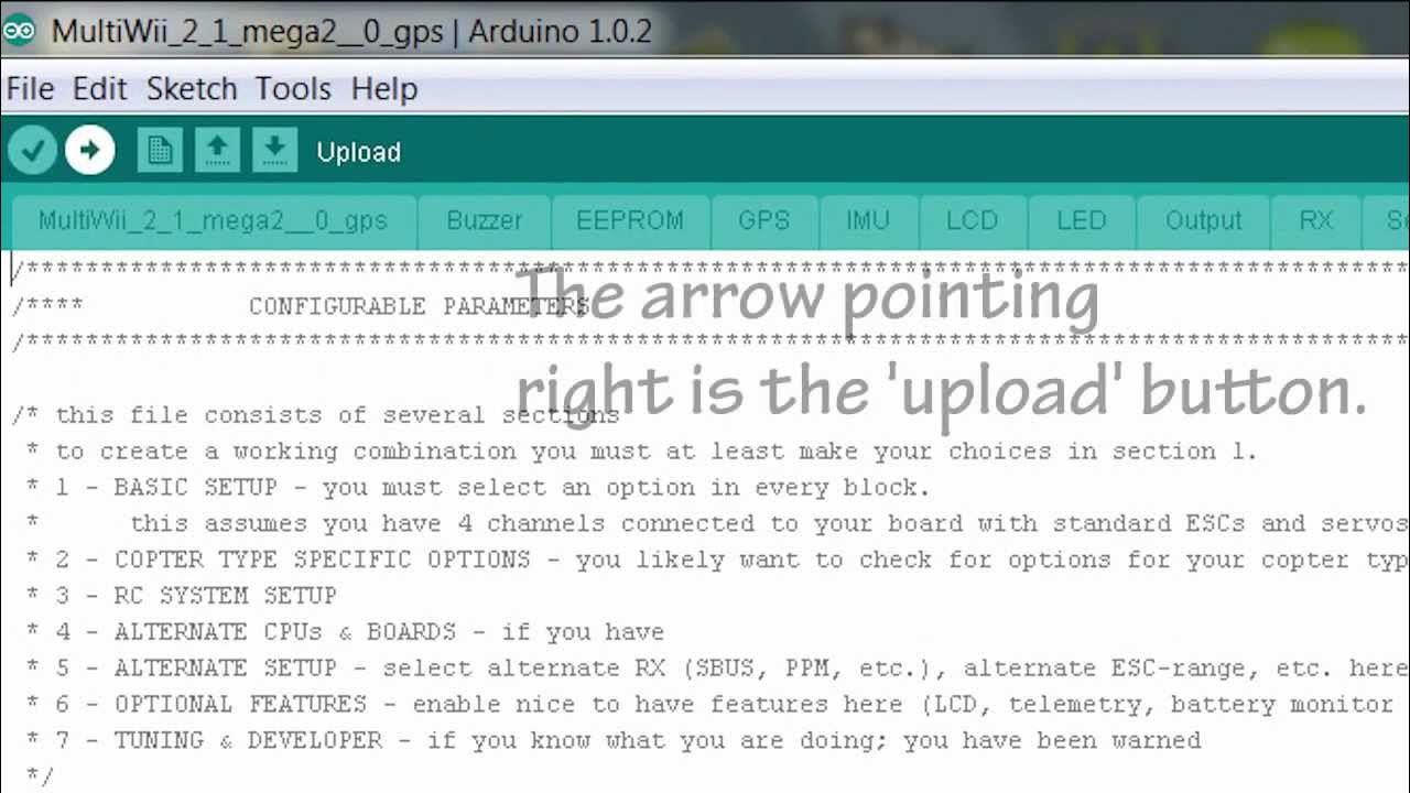 Install MultiWii on Mega 2560 Pro - YouTube