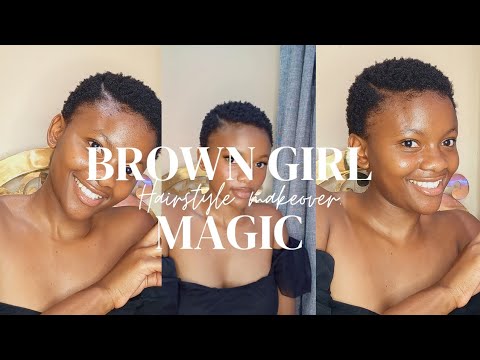 #naturalhair : small afro hairstyle|| #blackgirlmagic || SA youtuber ...