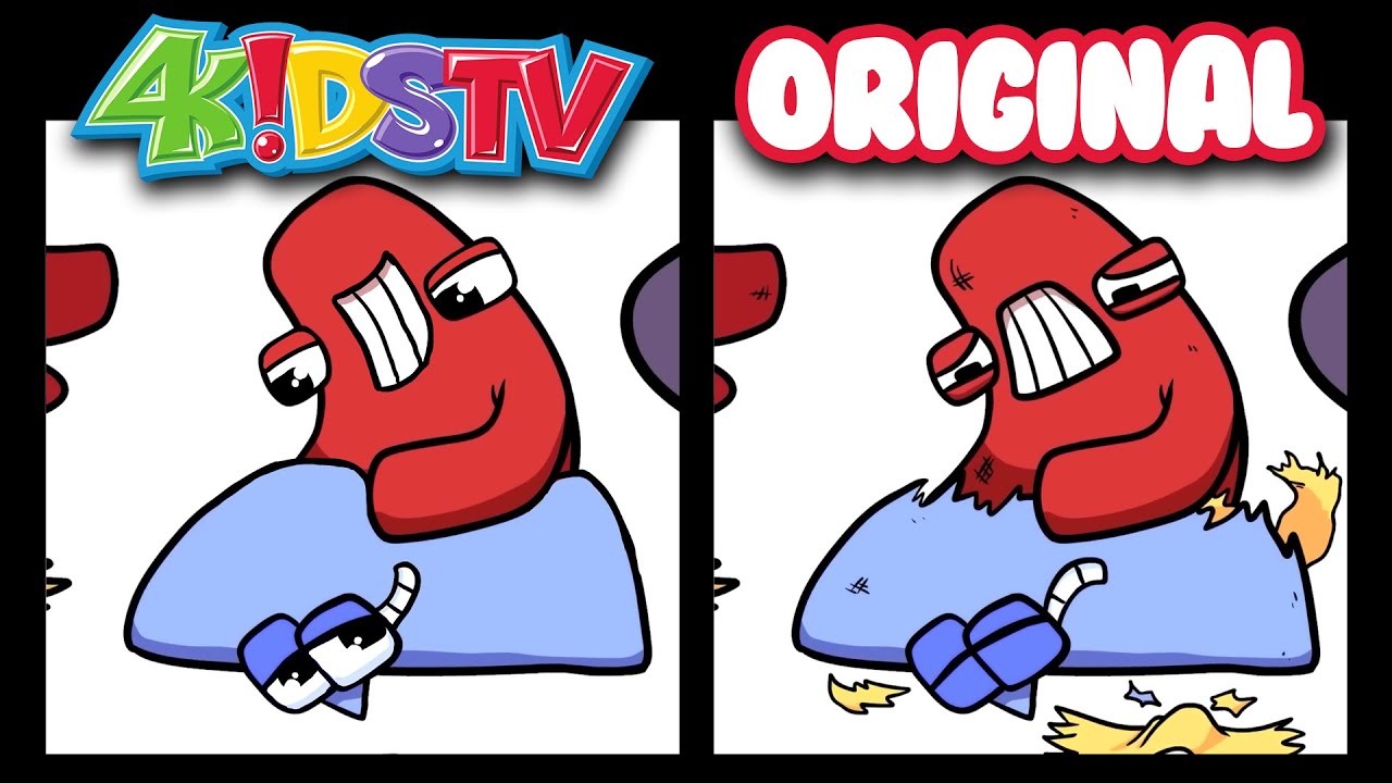 4KIDS Censorship in Alphabet Lore #2| Comparison - YouTube