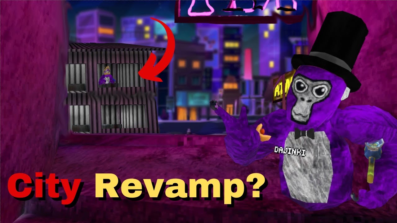 What Will Gorilla Tag City Revamp Look Like? - YouTube