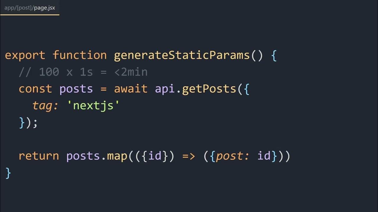 Estrategias de generación de páginas con Next.js y App Router - YouTube